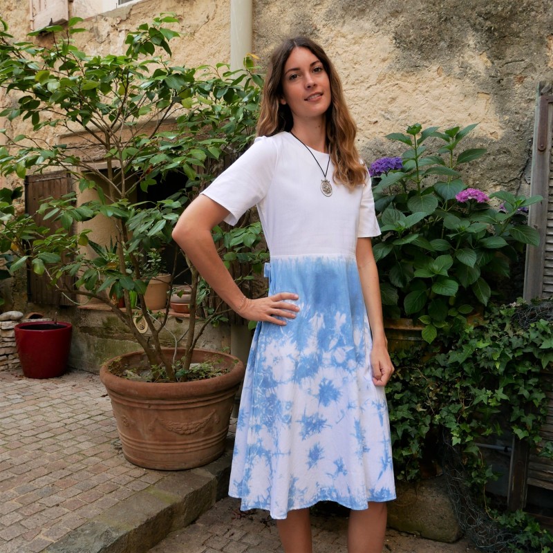 Robe batik taille serrée - La Maison d'Echo