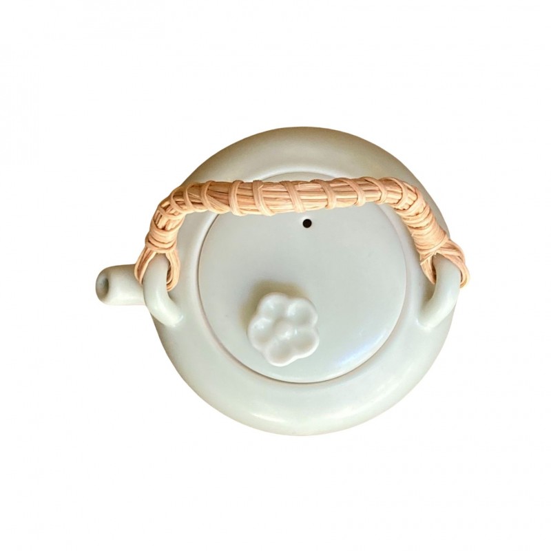 Théière en céladon vert (création originale) - La Maison d'Echo